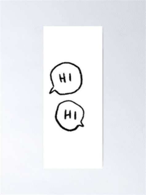 Hi Hi Heartstopper Poster For Sale By Hailstonestixer Redbubble
