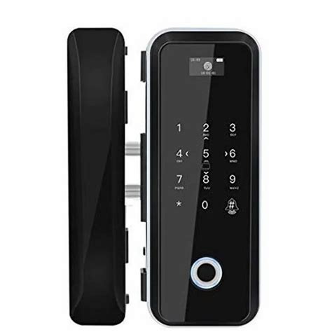 Galaxy Mortise Glass Door Lock Fingerprint Passcode Key Rfid Biometric At ₹ 14500piece In Mumbai