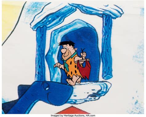 The Flintstones Fred Flintstone Rare Original Production Cel From Lot