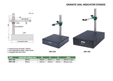 Granite Dial Indicator Stand At ₹ 49726 Piece Dial Test Indicator Stand In Vasai Virar Id