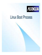 5 The Linux Boot Process Pdf Linux Boot Process Startup Process Overview Startup Phases L L L