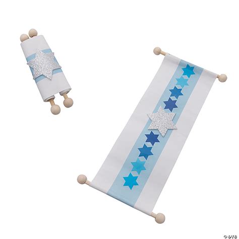 Mini Torah Scrolls Craft Kit Makes 12 Oriental Trading