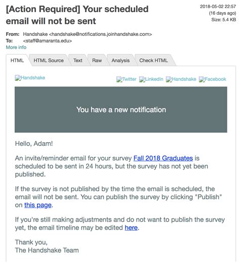 Faqs First Destination Survey Notifications Handshake Help Center