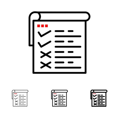 Test Report Vector Art PNG Checklist Testing Report Qa Bold And Thin