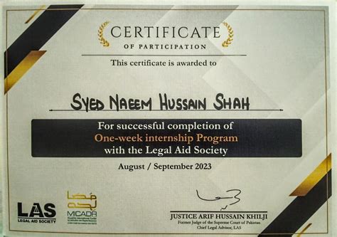 Syed Naeem Hussain Shah On Linkedin Adr Las Legalaid Mediation