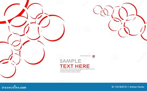 Abstract Background With Circles Vector Illustration Stock Vector Illustration Of Ring Grey