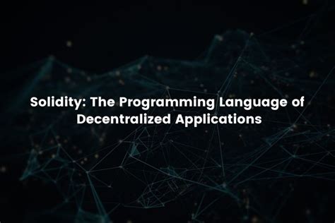 Metana On Linkedin Solidity The Programming Language Of Decentralized