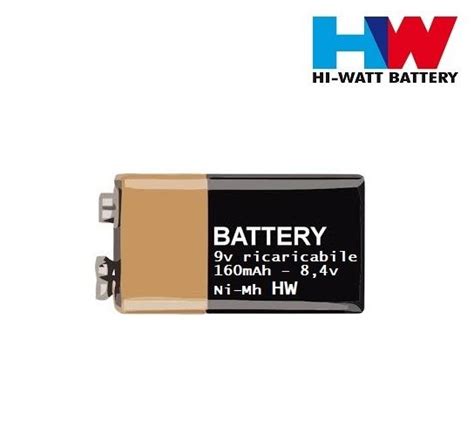 batteria 9v ricaricabile