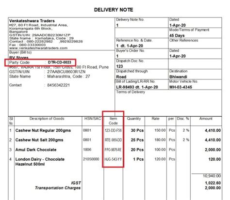 TDL For Print Party Item Codes On Invoice Download Free Trial