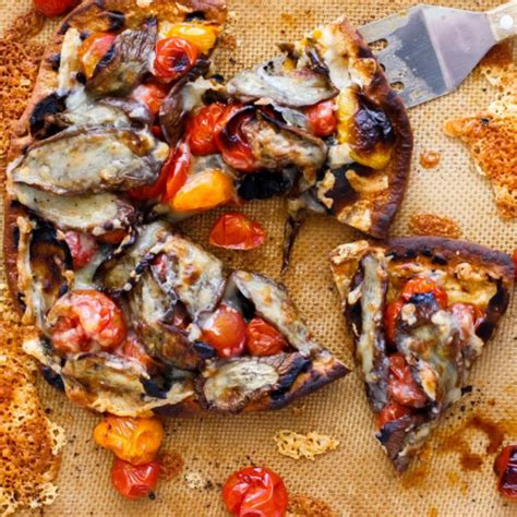 Roasted Eggplant Flatbread Chef Sabrina Mancin