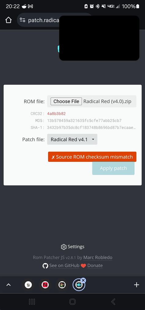 Unable To Patch Rpokemonradicalred