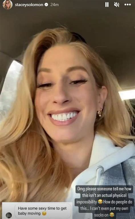 Pregnant Stacey Solomon Tells Joe Swash Sex Is Physical Impossibility In Epic Rant Daily Star