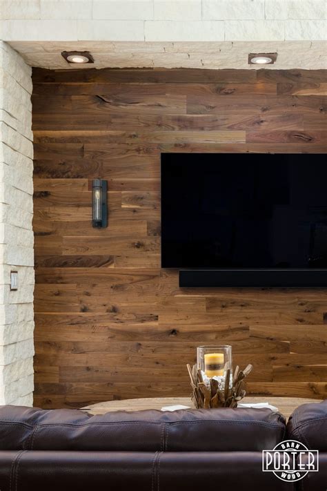 CHARMING Walnut Wall Porter Barn Wood