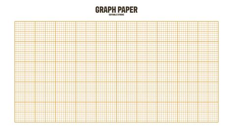 Graph Paper Printable Millimeter Grid Royalty Free Vector