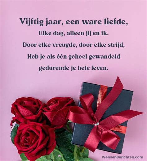 Een Oprecht 50 Jaar Huwelijksgedicht