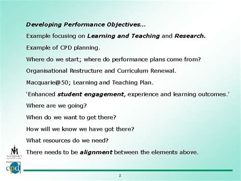 Performance Development And Review From Big Picture To