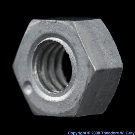 Molybdenum Nut A Sample Of The Element Molybdenum In The Periodic Table