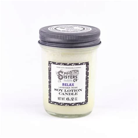 Relax Lavender Rose Soy Lotion Candle 62 Oz Glass Jar Kroger