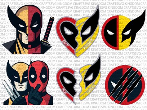 Deadpool Y Wolverine Svg Deadpool Svg Wolverine Svg Etsy España