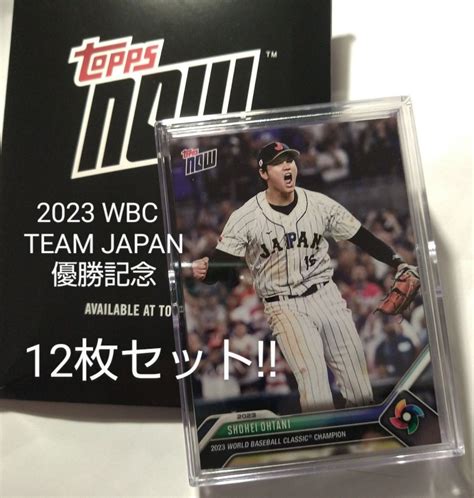 Toppsnow Wbc Team Japan 優勝記念カードセット 12枚セット 大谷 ヌートバー ダルビッシュ 吉田 他｜paypayフリマ