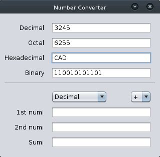 GitHub Mabat Number Converter Java Swing Program For Decimal Octal Hexadecimal Binary