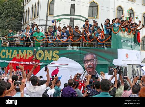 Members Of The Bangladesh Womens Football Team Who Won The Saff Women