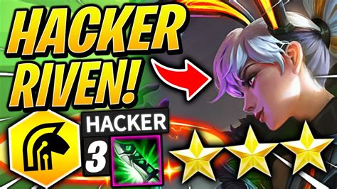 RIVEN 3 STAR HACKER BUILD SET 8 Teamfight Tactics TFT Best Comps