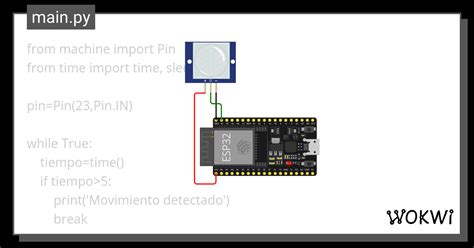 Clase 2 Sensor Movimiento Wokwi Esp32 Stm32 Arduino Simulator