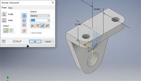 Bracket Model On Autodesk Inventor 20 Steps Instructables