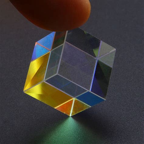 Cmy Optic Prisma Kubus Optische Glazen Prisma Rgb Dispersie Zes