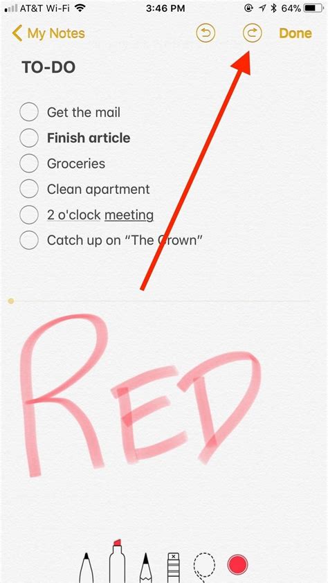 How To Undo On The Iphone Notes Application