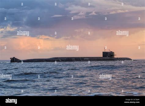 Juli 2020 Russische Atom U Boot Russische Nordflotte Russland