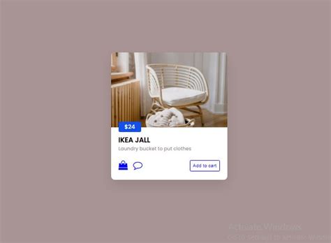 Pure CSS Product Card Template With Hover Effect And Animation