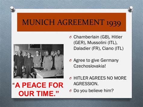 Hitler And Appeasement Europe Hopes For The Best But Gets The Worst