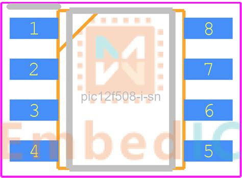 pic12f508 i sn microchip 8bit mcu embedic
