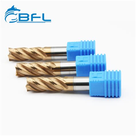 Solid Carbide 4 Flute Square Milling Cutter Tisin Coating