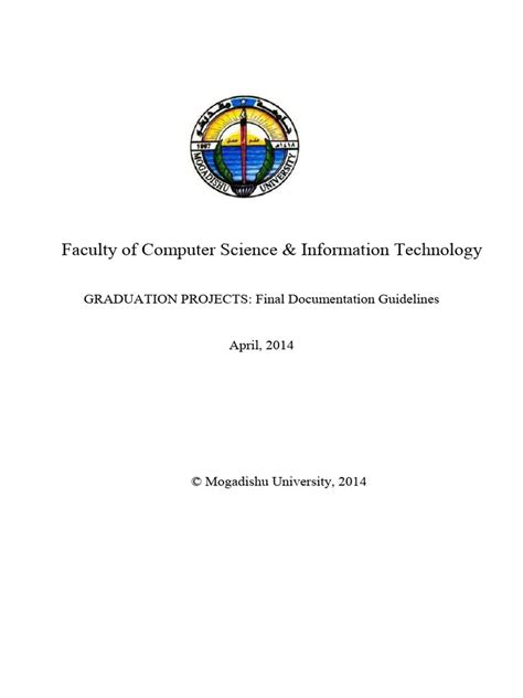 Graduation Project Documentation Guidelines Pdf Use Case Second