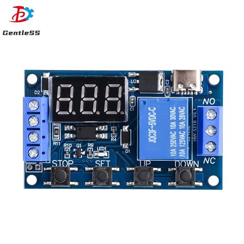 โมดูลรีเลย์ตั้งเวลา Dc 6 30v พร้อมหน้าจอ Lcd Shopee Thailand
