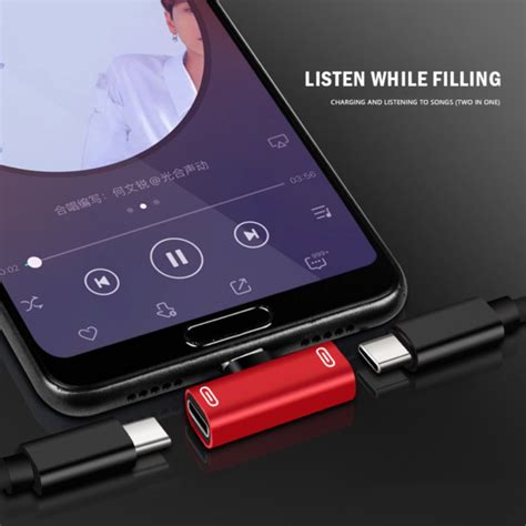Usb C Splitter 2 In 1 Usb C Audio And Pd Charging Adapter Type C Audio