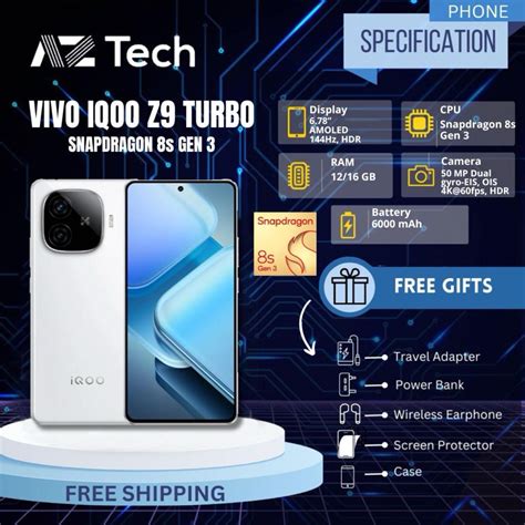 Iqoo Z Z Turbo Z Turbo Plus With Year Warranty Shopee Malaysia