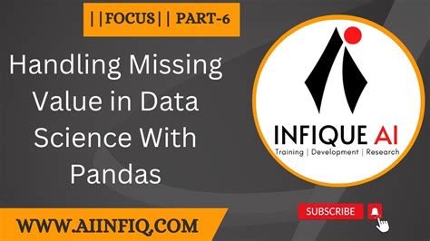 Handling Missing Value In Data Science With Pandas Part 6 Pandas Tutorial Python Youtube
