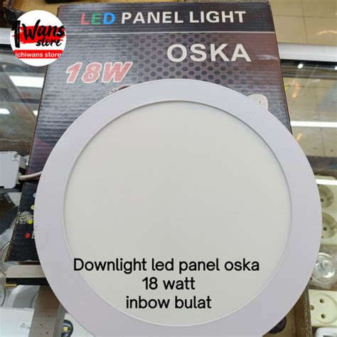 Jual Lampu Led Panel Oska Watt Downlight W Inbow Bulat Lampu Plafond Putih Kota Bekasi