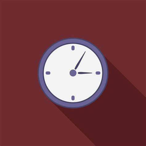 Flat Design Modern Vector Illustration Of Analog Clock Icon 2561766