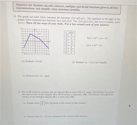 Solved Objective A Student Can Add Subtract Multiply Chegg