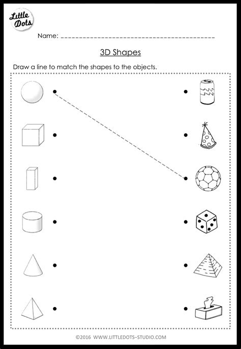Kindergarten 2d And 3d Shapes