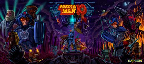Rockman Corner Bass Added To Retro Mega Man 10 Art