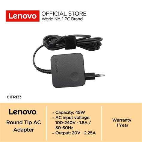 Jual Lenovo Charger W Ac Round Tip Adapter Adaptor V A Coo Mm Original Garansi