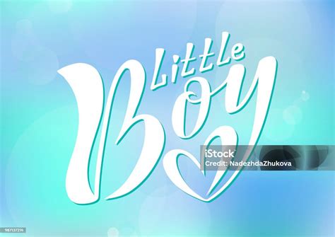 아름 다운 손으로 쓴된 텍스트 휴일 질감된 배경에서 소년 아기 샤워 아기의 탄생 엽서 포장 옷에 인쇄 배너 벡터입니다 공휴일에 대한 스톡 벡터 아트 및 기타 이미지 Istock