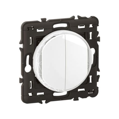 CB0421 Commande double pour éclairage et prises Self e sans fils sans