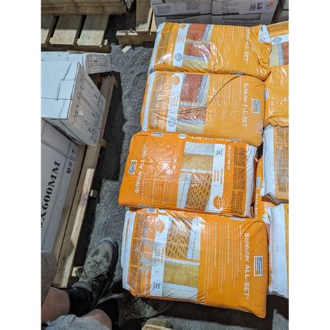 Schluter All Set Specialized Modified Mortar X 4 50 Lb Bags Able